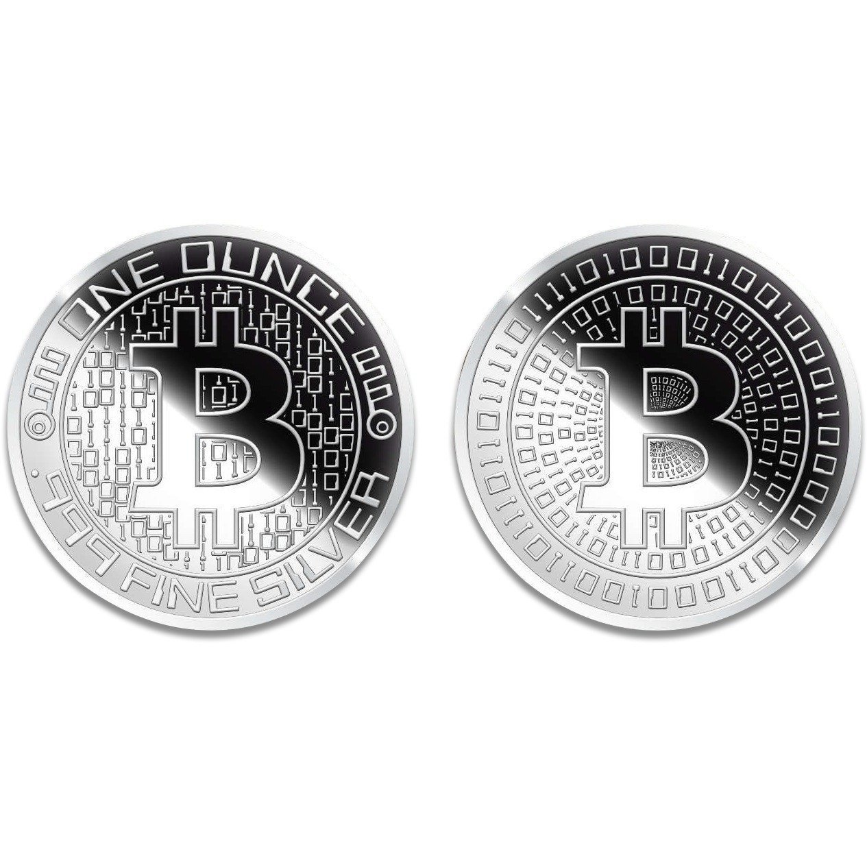 A Fine Ounce Silver Bitcoin Coin Details 2025 - All Info Here
