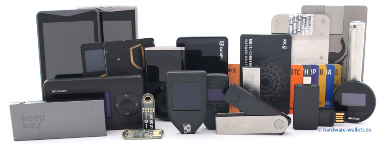 Hardware Wallet Comparison 2026 - Tabular overview here