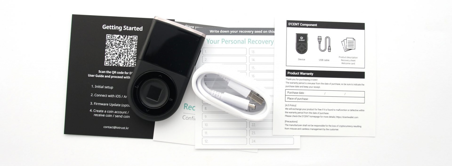 D'CENT Hardware wallet test: security, price & more (2025)