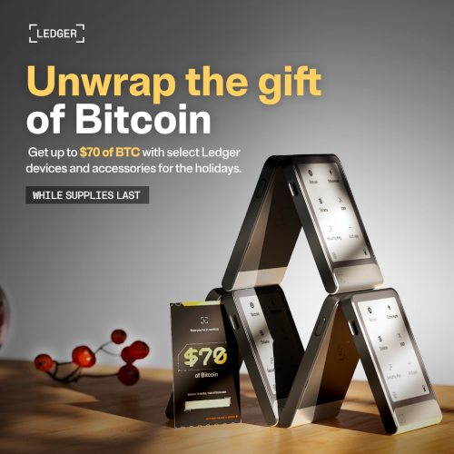 Ledger Christmas promotion: Get Bitcoin as a gift now! - Hardware ...